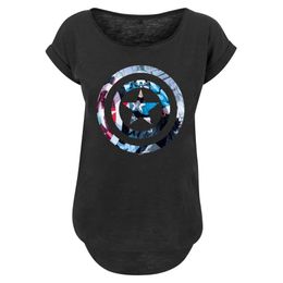 F4NT4STIC T-Shirt Marvel Superhelden Avengers Captain America in schwarz | Gr.: XS