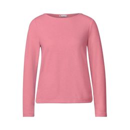 Street One Langarmshirt in sugar coral mel. | Gr.: 44