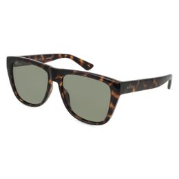 Gucci GG 1345 S | Herren-Sonnenbrille | Fassung: Vollrand, Pilot, Kunststoff, Havanna | Glasfarbe: Grün
