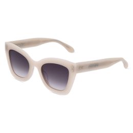 Isabel Marant IM 0050/G/S | Damen-Sonnenbrille | Fassung: Vollrand, Butterfly, Acetat, Weiß Matt | Glasfarbe: Blaugrau Verlaufend