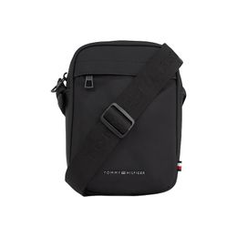Tommy Hilfiger Umhängetasche »TH REPREVE MINI REPORTER«, Men Arbeitstasche, Messenger Bag, Schultertasche, Vordertaschenfach schwarz