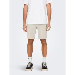 Only & Sons ONLY & SONS Chinoshorts »ONSMARK 0011 COTTON LINEN SHORTS NOOS« Silver Lining XXL - N-Gr N-Gr XXL Moderne Shorts von Only & Sons