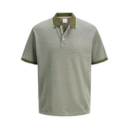 Jack & Jones JACK & JONES Poloshirt »JPRALVES SS POLO STYD SS25« Four Leaf Clover XXL XXL Polo mit Knopfleiste von Jack & Jones