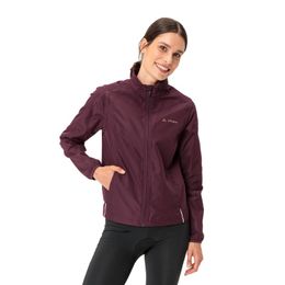 Vaude Fahrradjacke »WOMEN'S DUNDEE CLASSIC ZO JACKET« Windabweisend & Wasserabweisend & Atmungsaktiv cassis 48 Ärmel mit Reißverschluss abzippbar