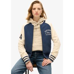 Superdry Kapuzensweatshirt »EMBOSSED VL GRAPHIC HOODIE« Pelican Beige Marl XL XL Cooler Hoodie von Superdry