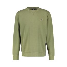 Lerros Sweatshirt, mit Logo Stickerei sage green M M Sweatshirt von Lerros