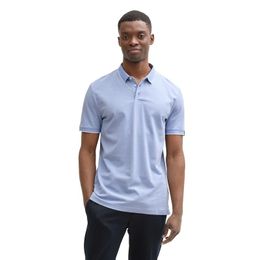 Tom Tailor Denim Poloshirt mit Kontrastdetails brunnera blue two tone M M Polo Shirt von Tom Tailor Denim