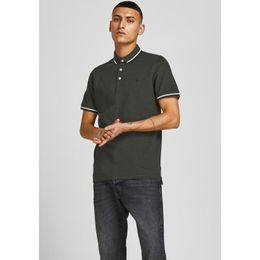 Jack & Jones JACK & JONES Poloshirt »JJEPAULOS Poloshirt mit klassischem Kragen und figurbetonter Form« Logostickerei, modisch, schmal, Baumwolle, Polokragen...