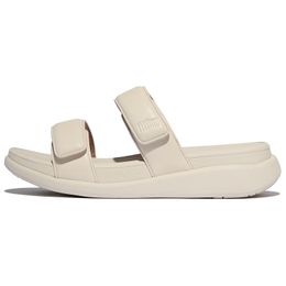 fitflop Pantolette »F-MODE GO«, Plateausandale mit dämpfender MICROWOBBLEBOARD Technologie beige 40 40 Mit besonderem Tragekomfort die Slide mit...