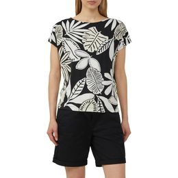 s.Oliver T-Shirt mit All-Over Print BLACK BEIGE AOP 38 38 T-Shirt von s.Oliver Red Label