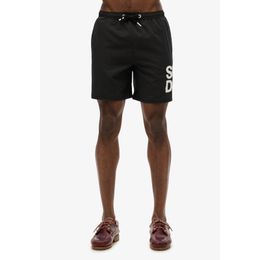 Superdry Badeshorts »SPORTSWEAR LOGO 17 SWIM SHORT« Black XXL - N-Gr N-Gr XXL Für den perfekten Strandtag