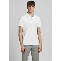 Jack & Jones JACK & JONES Poloshirt »JJEPAULOS Poloshirt mit klassischem Kragen und figurbetonter Form« Logostickerei, modisch, schmal, Baumwolle, Polokragen...