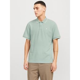 Jack & Jones JACK & JONES Poloshirt »JJEAUSTIN POLO SS NOOS« mit Logo Stickerei Iceberg Green Detail:Play XS XS Herrenpolo von Jack & Jones