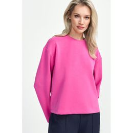 RICHROYAL Sweatshirt &raquo;2409 T Peach Crew&laquo;, &uuml;berschnittene Schultern, softer Griff, Rundhals raspberry pink XL XL Sweatshirt von RICHROYAL