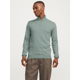 Jack & Jones JACK & JONES Troyer »JJEEMIL KNIT HALF ZIP NOOS« mit Rippbündchen Iceberg Green L L Herren-Troyer von Jack & Jones
