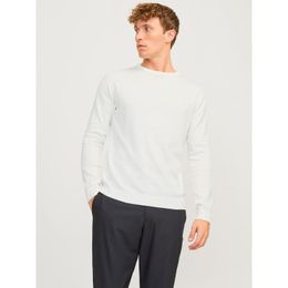 Jack & Jones JACK & JONES Rundhalspullover &raquo;JJEBASIC KNIT CREW NECK NOOS&laquo; mit Rundhalsausschnitt Cloud Dancer L L Herren-Strickpullover von Jack & Jones