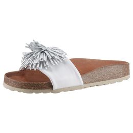 VERBENAS Pantolette »Reina Ecobrush«, Sommerschuh, Schlappen, Strandschuh für den Sommer weiß 35 35 Für Strand- und Badeausflüge bestens geeignet