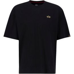 Alpha Industries Rundhalsshirt »3D Small Logo T« black M M Kurzarm-Design: optimal für warme Tage und vielseitige Kombinationsmöglichkeiten