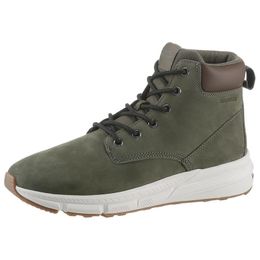 Tommy Hilfiger Schnürboots »LIGHT HILIFIGER NBK HYBRID BOOT«, Freizeitschuh, Boots, Schnürschuh mit gepolstertem Schaftrand khaki 42 42 Schnürboots...