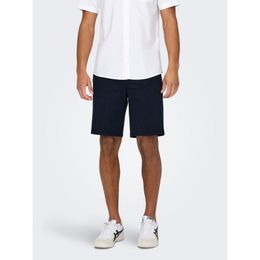 Only & Sons ONLY & SONS Chinoshorts »ONSMARK 0209 MELANGE SHORTS NOOS« dress blues XL - N-Gr N-Gr XL Chinoshorts von Only & Sons