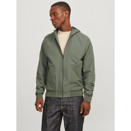 Jack & Jones JACK & JONES Bomberjacke »JJEPERFECT BOMBER NOOS« mit Kapuze mit Kapuze Agave Green XXL XXL Bomberjacke von Jack & Jones