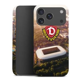 DeinDesign iPhone 17 Pro Handy Premium Case Smartphone Handyh&uuml;lle Schutzh&uuml;lle gl&auml;nzend Sgd Sg Dynamo Dresden Stadium Premium Case