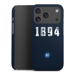 DeinDesign iPhone 17 Pro Handy Premium Case Smartphone Handyh&uuml;lle Schutzh&uuml;lle gl&auml;nzend Karlsruher Sc Ksc Bundesliga Premium Case
