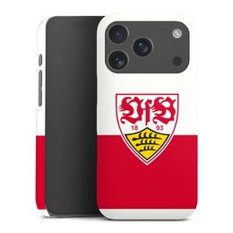 DeinDesign iPhone 17 Pro Handy Premium Case Smartphone Handyh&uuml;lle Schutzh&uuml;lle gl&auml;nzend Vfb Stuttgart Logo Official Licensed Product Premium Case