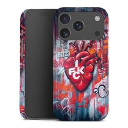 DeinDesign iPhone 17 Pro Handy Premium Case Smartphone Handyh&uuml;lle Schutzh&uuml;lle gl&auml;nzend 1. Fck 1. Fc Kaiserslautern Heart Premium Case