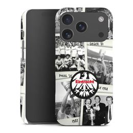 DeinDesign iPhone 17 Pro Handy Premium Case Smartphone Handyh&uuml;lle Schutzh&uuml;lle gl&auml;nzend Retro Official Licensed Product Eintracht Frankfurt Premium Case