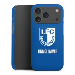 DeinDesign iPhone 17 Pro Handy Premium Case Smartphone Handyh&uuml;lle Schutzh&uuml;lle gl&auml;nzend Coat Of Arms Official Licensed Product 1. Fc Magdeburg Premium Case