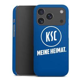 DeinDesign iPhone 17 Pro Handy Premium Case Smartphone Handyh&uuml;lle Schutzh&uuml;lle gl&auml;nzend Karlsruher Sc Statement Ksc Premium Case