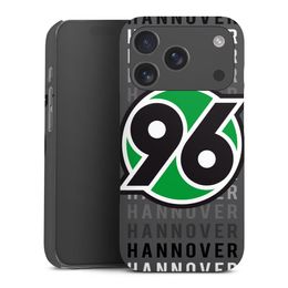 DeinDesign iPhone 17 Pro Handy Premium Case Smartphone Handyh&uuml;lle Schutzh&uuml;lle gl&auml;nzend H96 Hannover 96 Official Licensed Product Premium Case