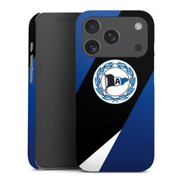 DeinDesign iPhone 17 Pro Handy Premium Case Smartphone Handyh&uuml;lle Schutzh&uuml;lle gl&auml;nzend Official Licensed Product Dsc Arminia Bielefeld Premium Case