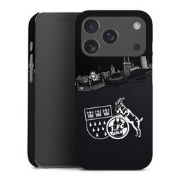 DeinDesign iPhone 17 Pro Handy Premium Case Smartphone Handyh&uuml;lle Schutzh&uuml;lle gl&auml;nzend Skyline Official Licensed Product 1. Fc K&ouml;ln Premium Case