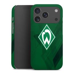 DeinDesign iPhone 17 Pro Handy Premium Case Smartphone Handyh&uuml;lle Schutzh&uuml;lle gl&auml;nzend Sv Werder Bremen Official Licensed Product Coat Of Arms Premium Case