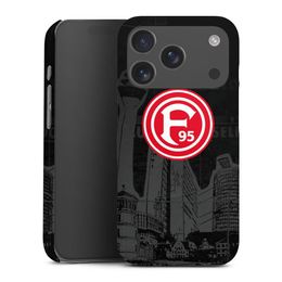 DeinDesign iPhone 17 Pro Handy Premium Case Smartphone Handyh&uuml;lle Schutzh&uuml;lle gl&auml;nzend Official Licensed Product Logo Fortuna D&uuml;sseldorf Premium Case