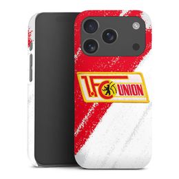 DeinDesign iPhone 17 Pro Handy Premium Case Smartphone Handyh&uuml;lle Schutzh&uuml;lle gl&auml;nzend 1. Fc Union Berlin Logo Official Licensed Product Premium Case