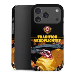DeinDesign iPhone 17 Pro Handy Premium Case Smartphone Handyh&uuml;lle Schutzh&uuml;lle gl&auml;nzend Sgd Sg Dynamo Dresden Merchandise Premium Case