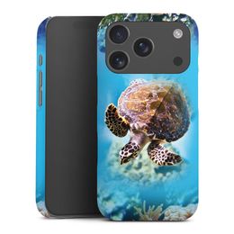 DeinDesign iPhone 17 Pro Handy Premium Case Smartphone Handyh&uuml;lle Schutzh&uuml;lle gl&auml;nzend Ocean Turtle Animals Premium Case
