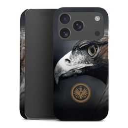 DeinDesign iPhone 17 Pro Handy Premium Case Smartphone Handyh&uuml;lle Schutzh&uuml;lle gl&auml;nzend Eintracht Frankfurt Eagle Official Licensed Product Premium Case