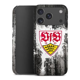 DeinDesign iPhone 17 Pro Handy Premium Case Smartphone Handyh&uuml;lle Schutzh&uuml;lle gl&auml;nzend Official Licensed Product Vfb Stuttgart Bundesliga Premium Case