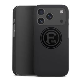 DeinDesign iPhone 17 Pro Handy Premium Case Smartphone Handyh&uuml;lle Schutzh&uuml;lle gl&auml;nzend F95 Fortuna D&uuml;sseldorf Logo Premium Case