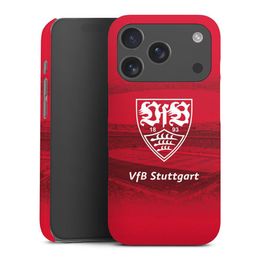DeinDesign iPhone 17 Pro Handy Premium Case Smartphone Handyh&uuml;lle Schutzh&uuml;lle gl&auml;nzend Stadium Official Licensed Product Vfb Stuttgart Premium Case