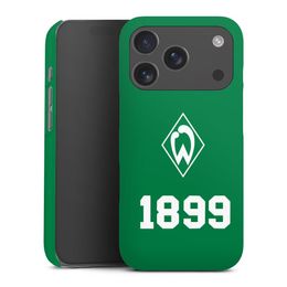 DeinDesign iPhone 17 Pro Handy Premium Case Smartphone Handyh&uuml;lle Schutzh&uuml;lle gl&auml;nzend Sv Werder Bremen Official Licensed Product Statement Premium Case