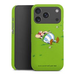 DeinDesign iPhone 17 Pro Handy Premium Case Smartphone Handyh&uuml;lle Schutzh&uuml;lle gl&auml;nzend Asterix Official Licensed Product Obelix Premium Case