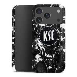 DeinDesign iPhone 17 Pro Handy Premium Case Smartphone Handyh&uuml;lle Schutzh&uuml;lle gl&auml;nzend Karlsruher Sc Ksc Official Licensed Product Premium Case