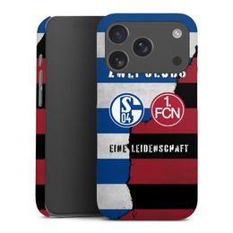 DeinDesign iPhone 17 Pro Handy Premium Case Smartphone Handyh&uuml;lle Schutzh&uuml;lle gl&auml;nzend Friendship 1. Fc N&uuml;rnberg Fc Schalke 04 Premium Case