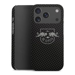 DeinDesign iPhone 17 Pro Handy Premium Case Smartphone Handyh&uuml;lle Schutzh&uuml;lle gl&auml;nzend Rb Leipzig Carbon Metallic Look Premium Case