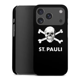 DeinDesign iPhone 17 Pro Handy Premium Case Smartphone Handyh&uuml;lle Schutzh&uuml;lle gl&auml;nzend Totenkopf Fc St. Pauli Official Licensed Product Premium Case